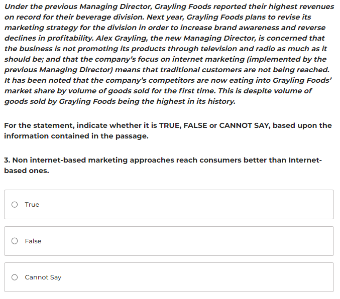 Verbal Reasoning Example Questions | Bright Network