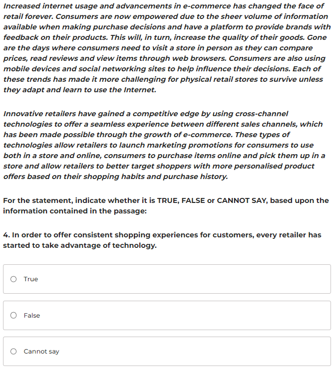 Verbal Reasoning Example Questions | Bright Network